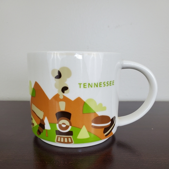 Starbucks | Dining | Starbucks Tennessee You Are Here Collectors Mug 25 ...